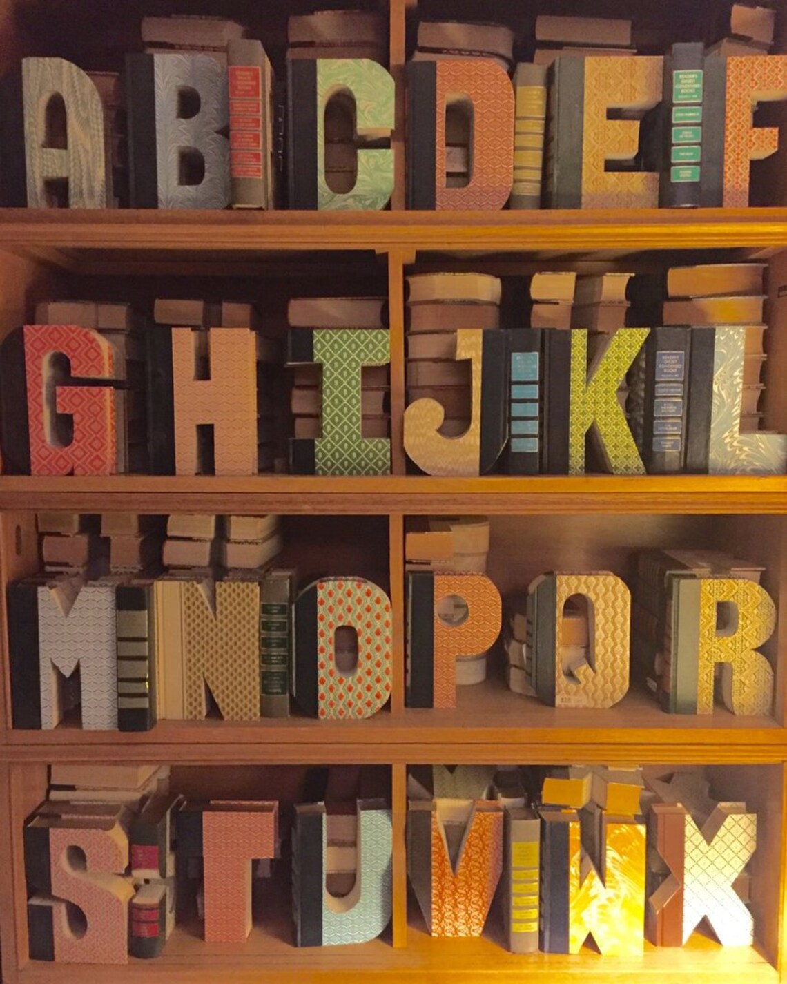 Book Letters Readers Digest Letter Book Personalized Gift - Etsy