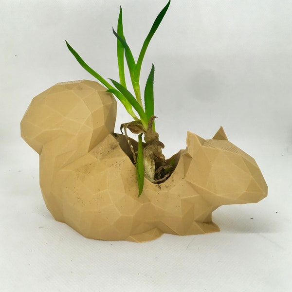 Squirrel Planter - Etsy