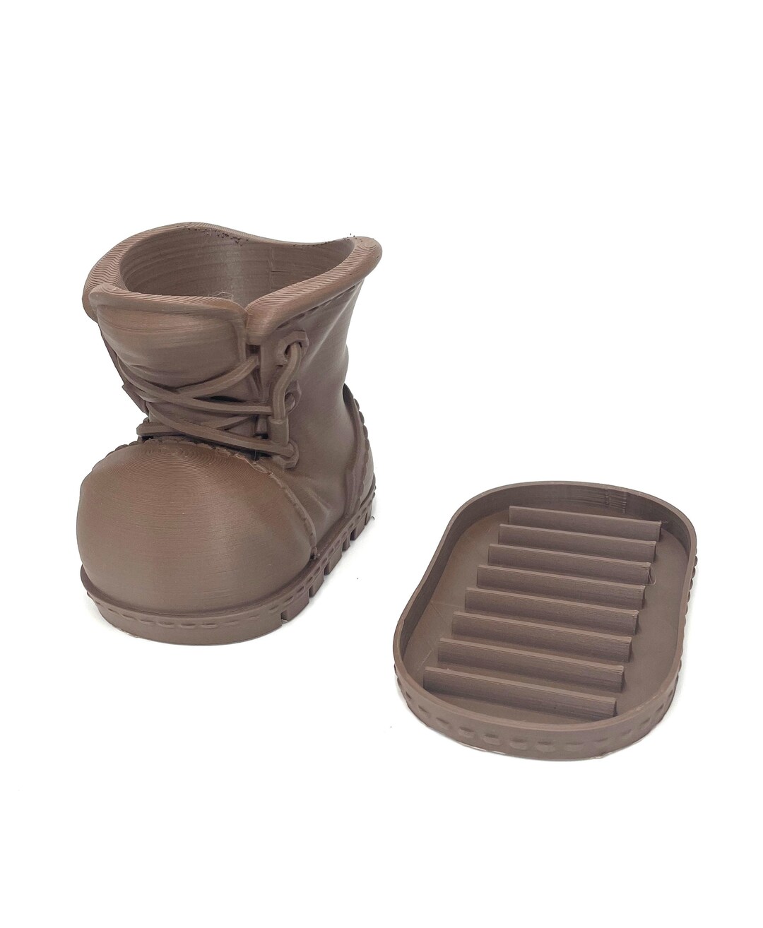 Rustic Boot Unique Planter Pot for Succulents and Flowers 3D Printed ...