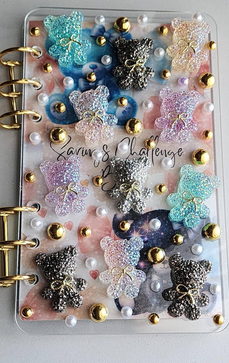 Sparkling Bears Acrylic A6 (personal Binder) - Etsy