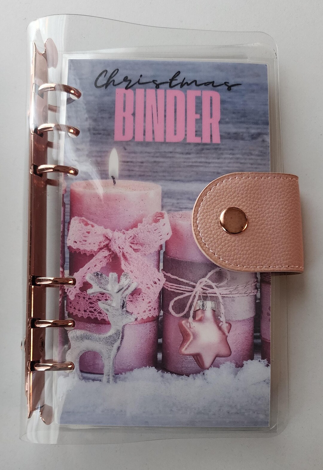 Pink Christmas Binder - Etsy