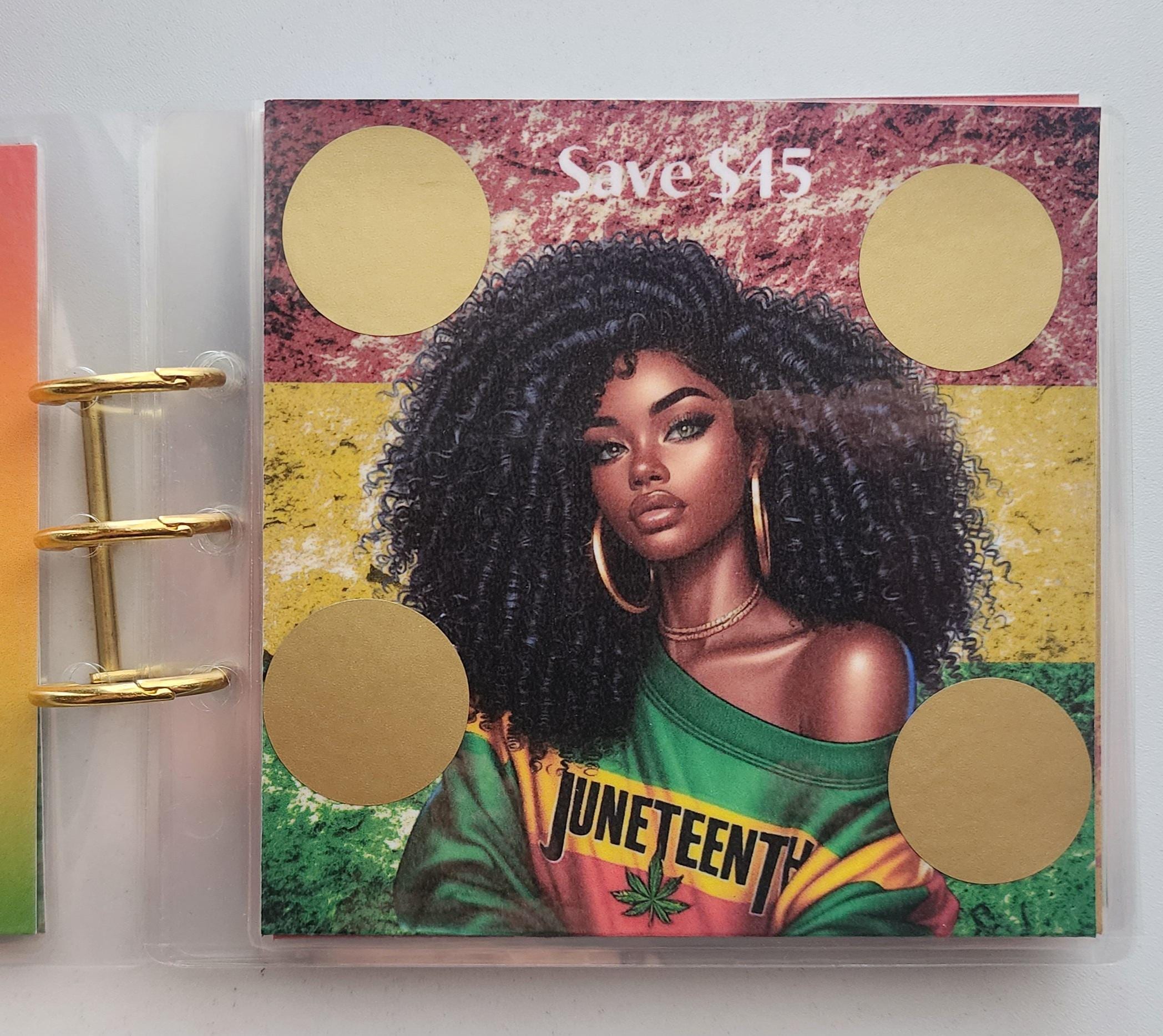 Juneteenth Savings Challenge Mini Book - Etsy