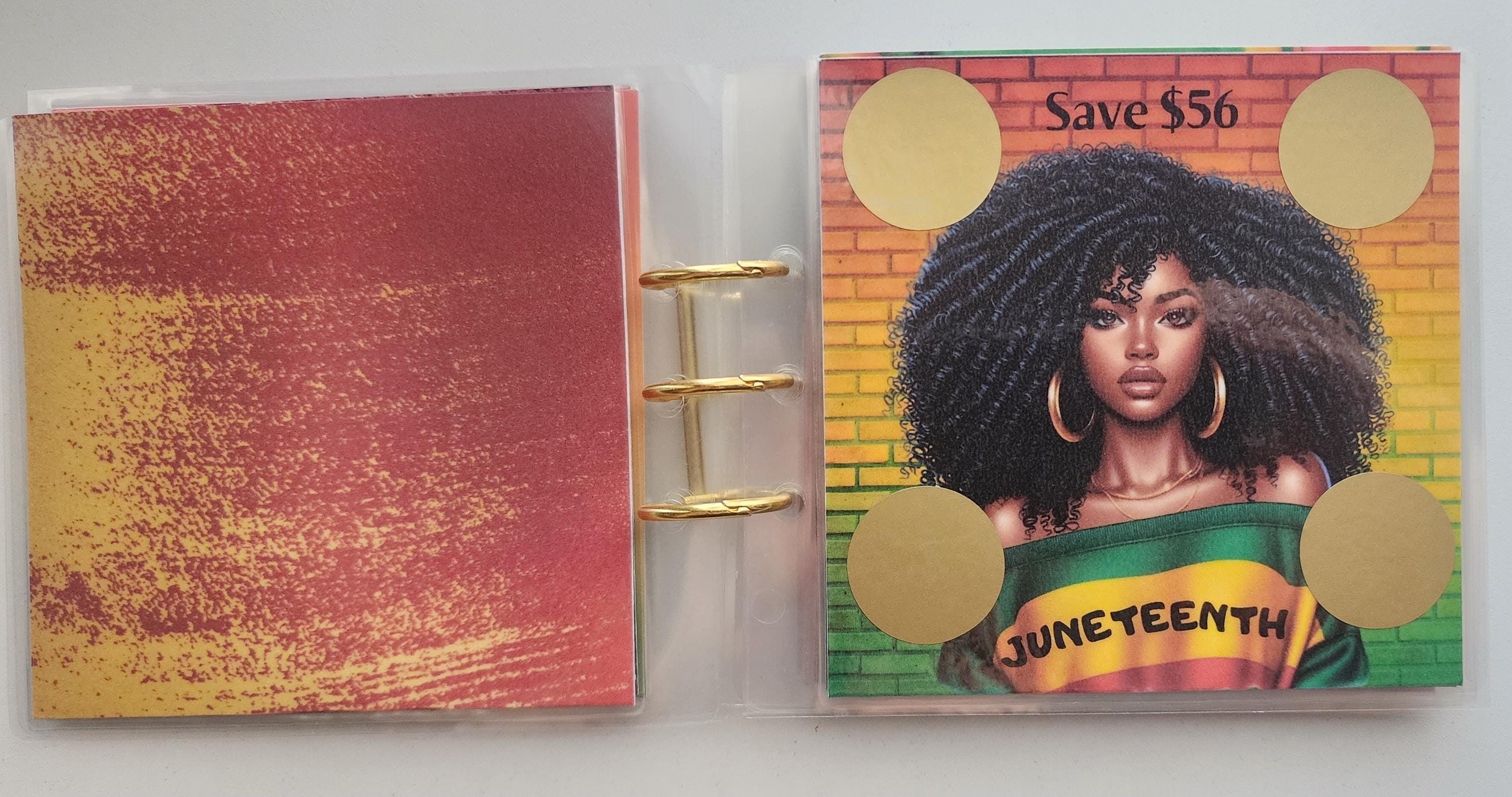 Juneteenth Savings Challenge Mini Book - Etsy