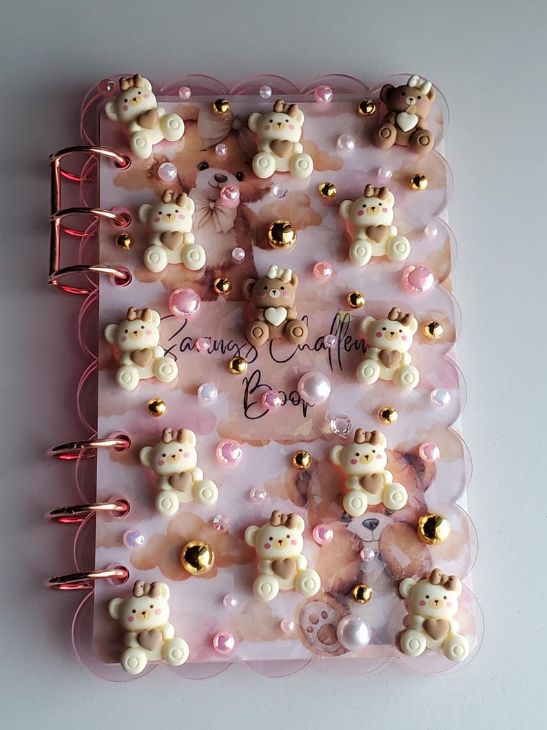 Teddy Acrylic A6 (personal Binder) - Etsy