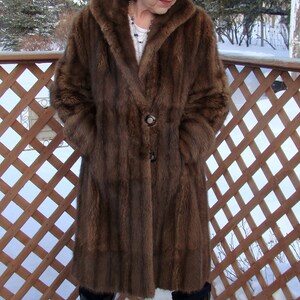 Vintage-fabulous Ladies Full-length Mink Coat. Perfect. - Etsy