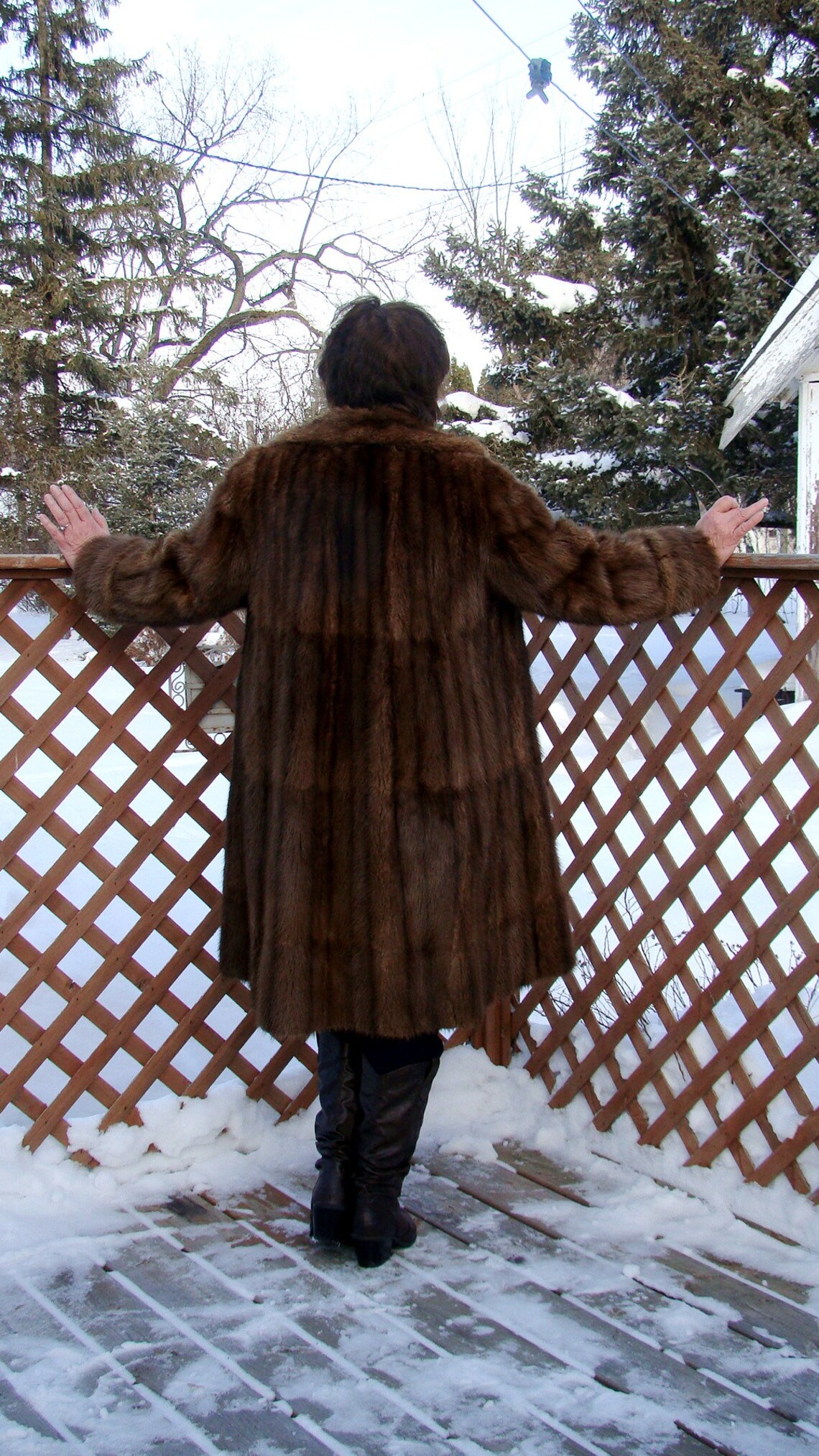Vintage-fabulous Ladies Full-length Mink Coat. Perfect. - Etsy