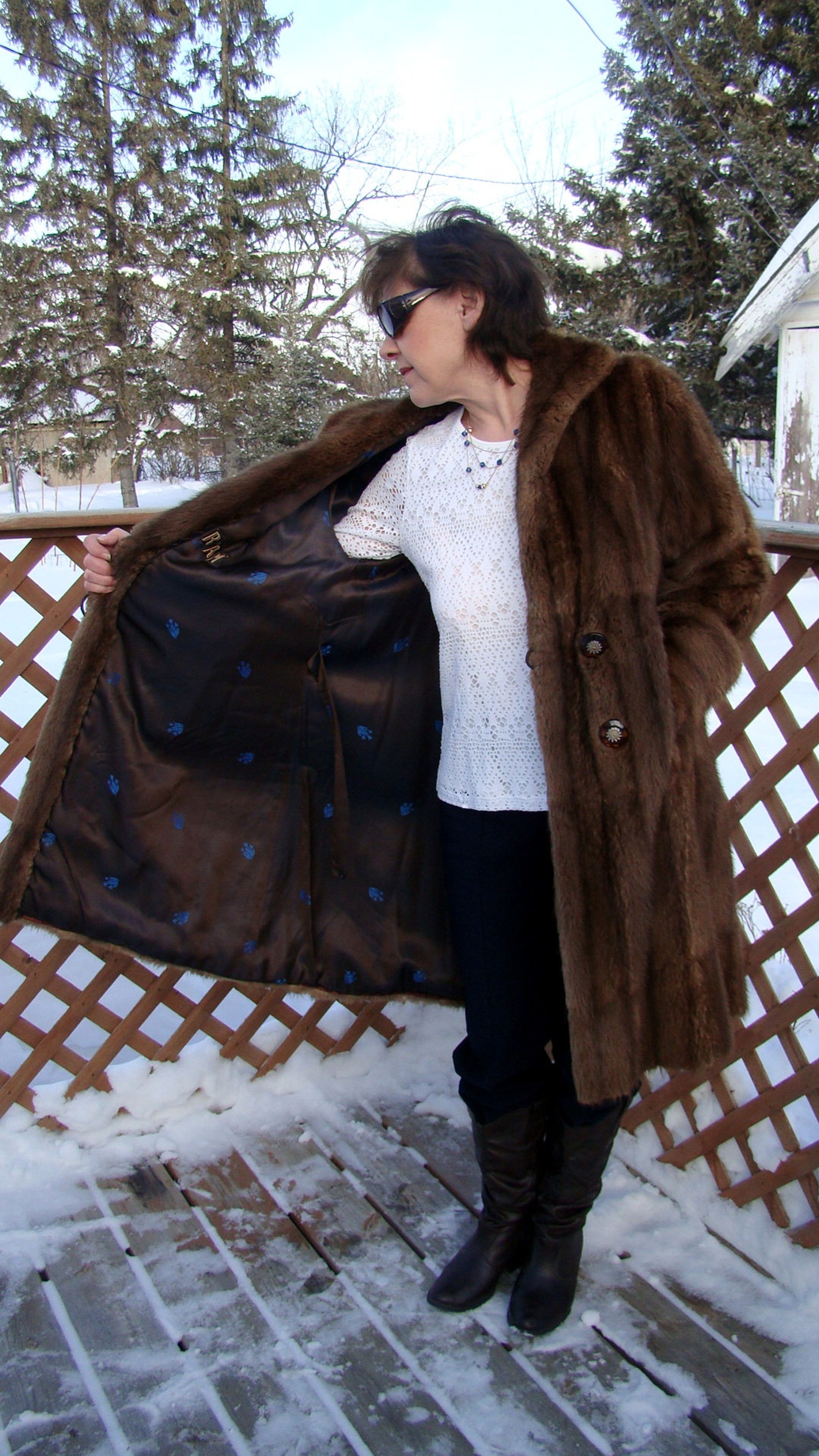 Vintage-fabulous Ladies Full-length Mink Coat. Perfect. - Etsy