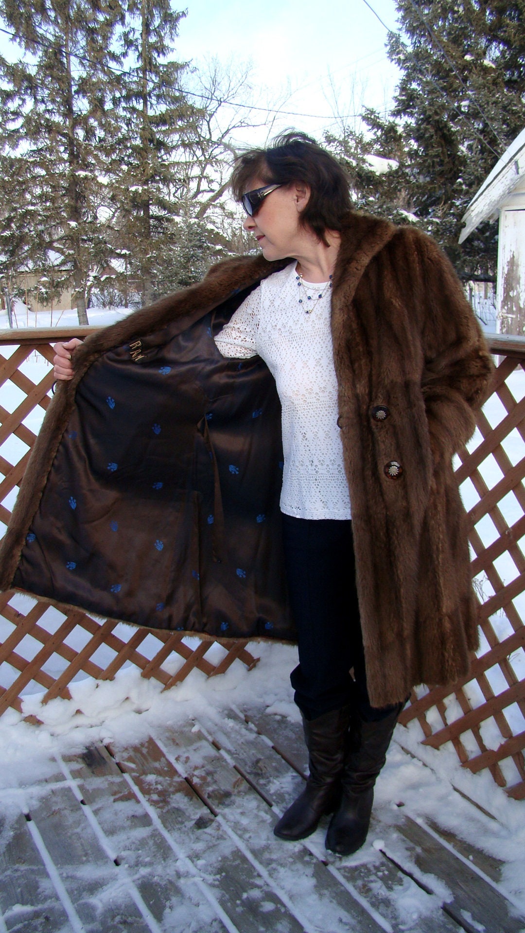 Vintage-fabulous Ladies Full-length Mink Coat. Perfect. - Etsy