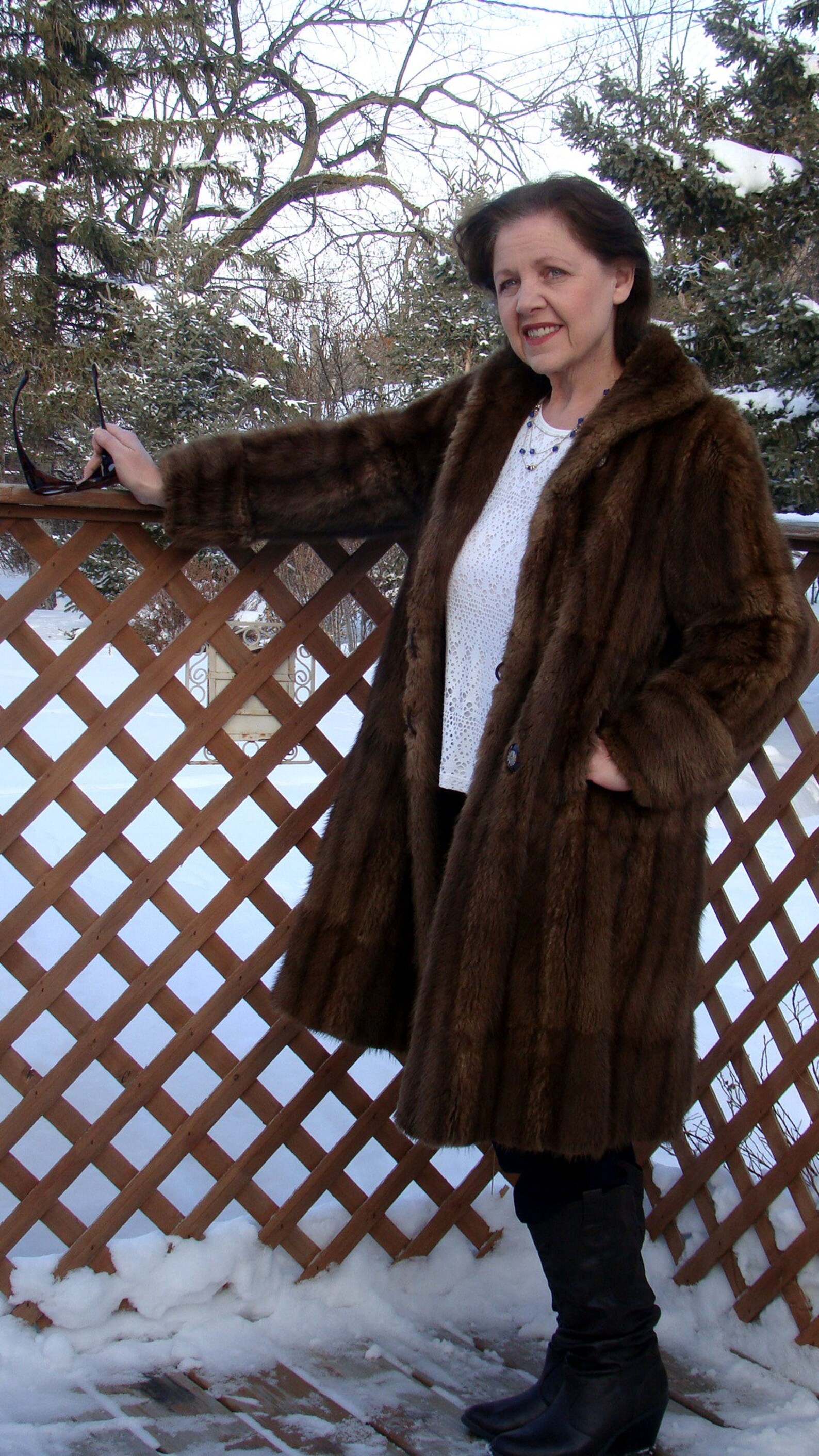 Vintage-fabulous Ladies Full-length Mink Coat. Perfect. - Etsy