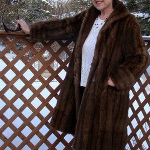 Vintage-fabulous Ladies Full-length Mink Coat. Perfect. - Etsy