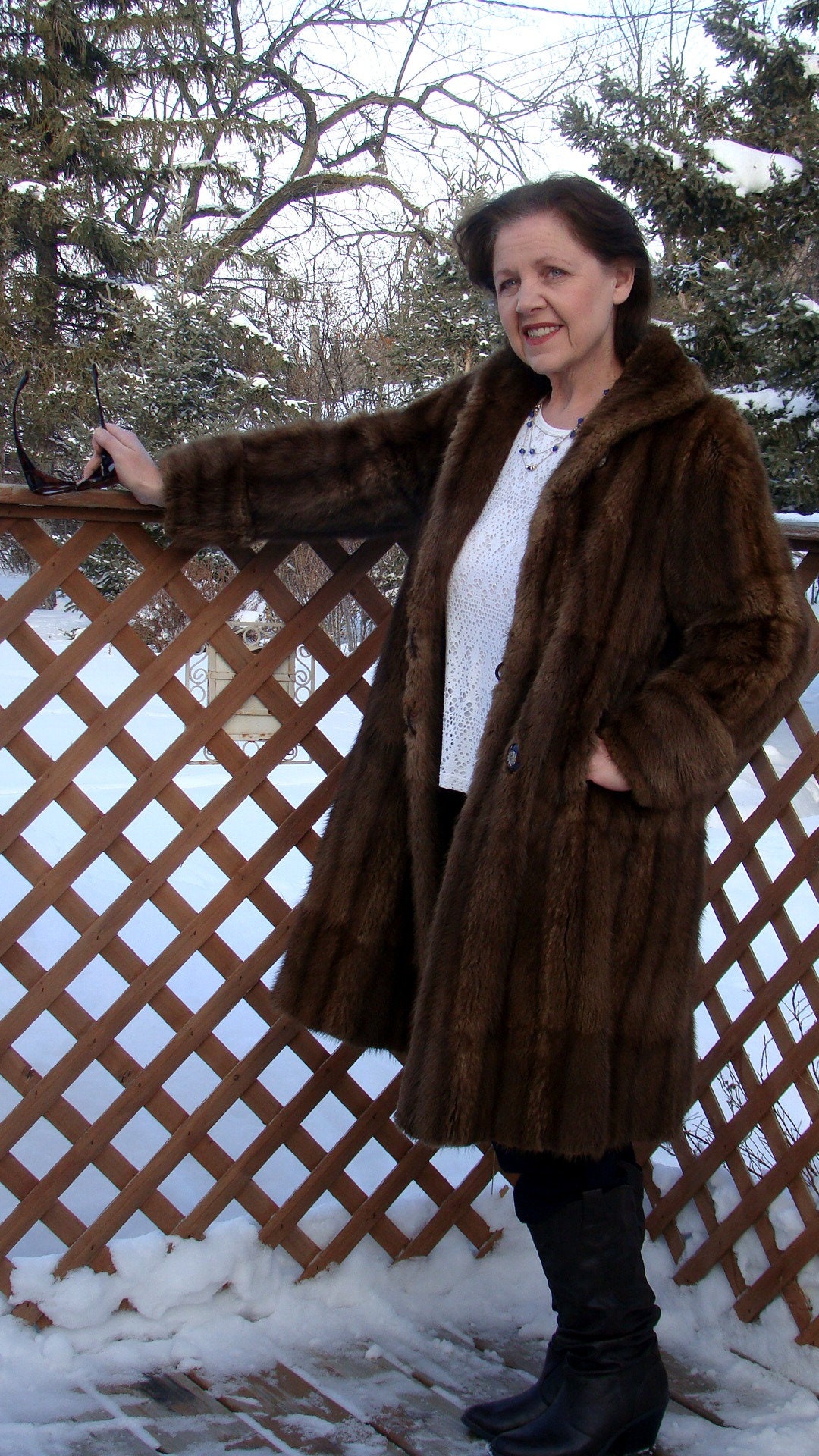 Vintage-fabulous Ladies Full-length Mink Coat. Perfect. - Etsy