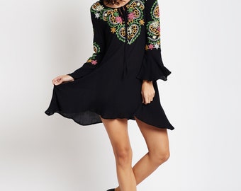 Embroidered Tunic - Etsy