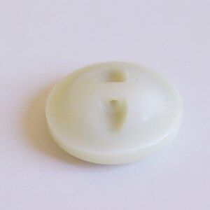 Vintage Set of 6 Decorative Buttons White and Gold / Decorative White ...