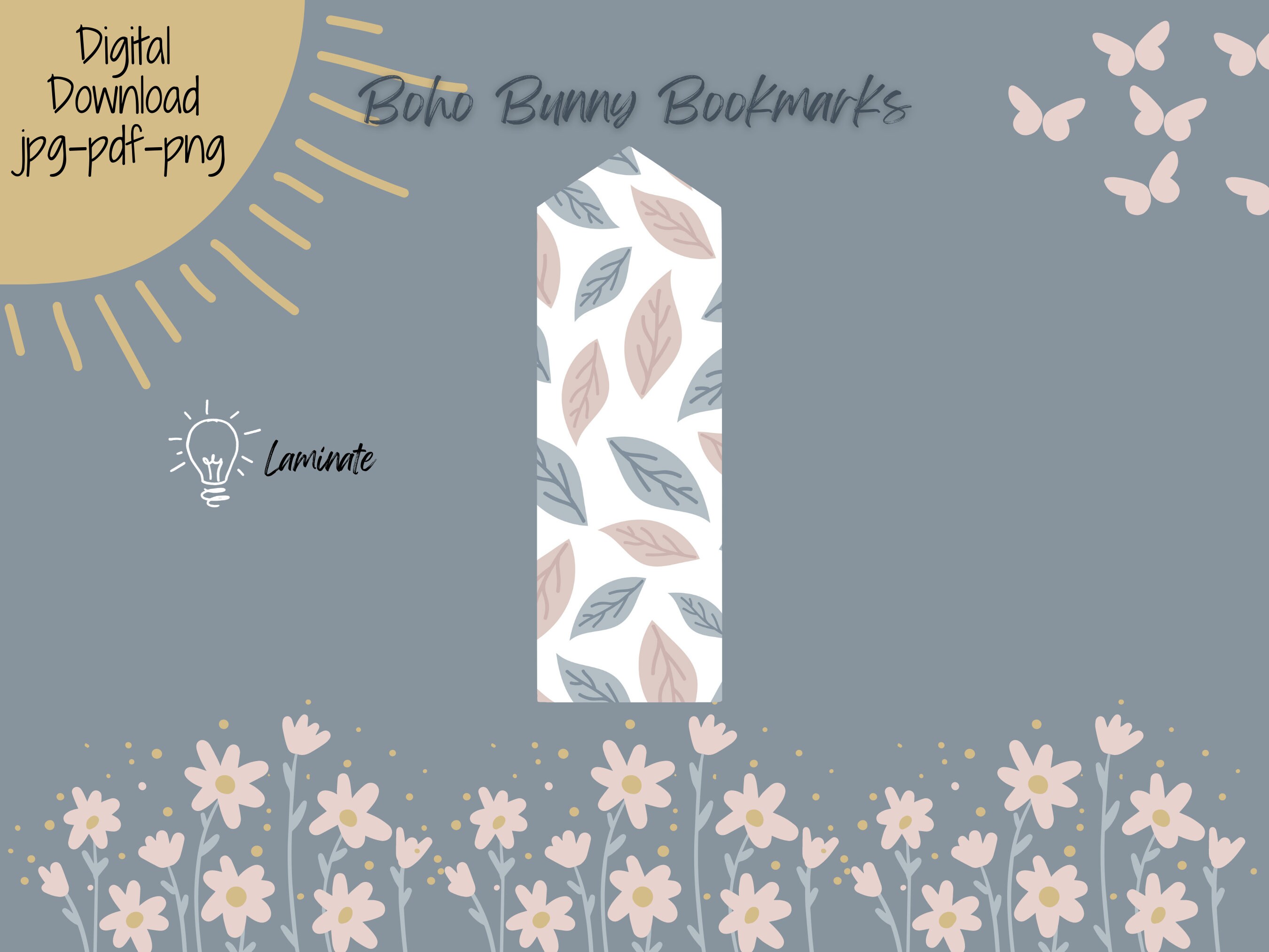 Printable Bookmarks for Kids Boho Bookmarks Printable - Etsy