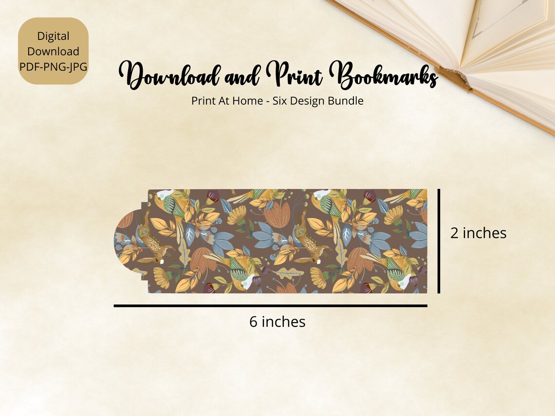 Printable Bookmarks, DIY Bookmarks, Bookmark Bundle to Print at Home ...