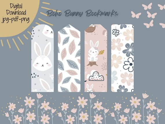 Printable Bookmarks for Kids Boho Bookmarks Printable - Etsy