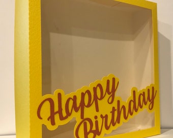SVG Template Happy Birthday Favor Box Die Gift Boxes Cut Cutting Files ...