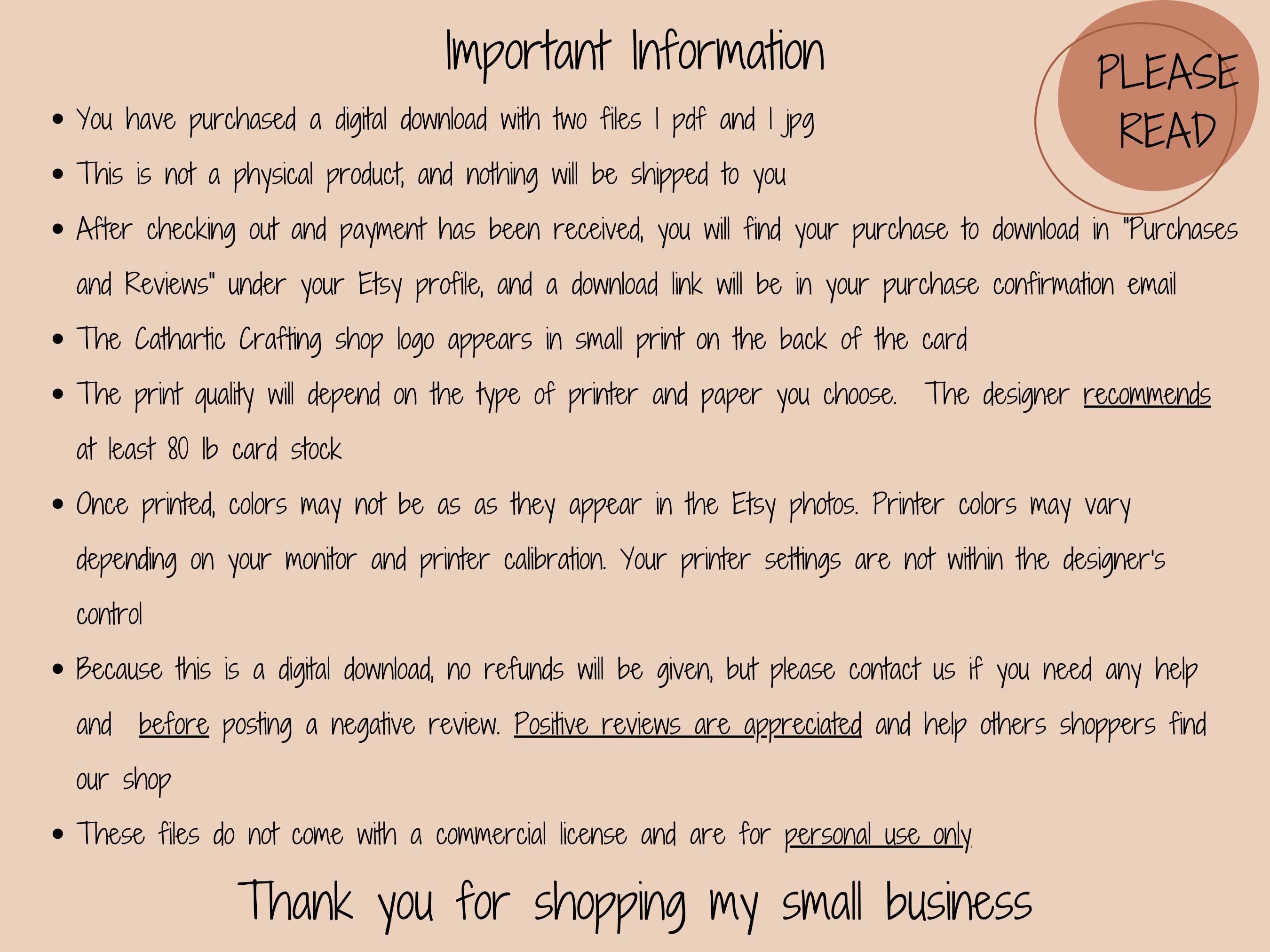 Boho Note Card, Boho Rainbow Blank Note Card, Printable Boho Note Card ...