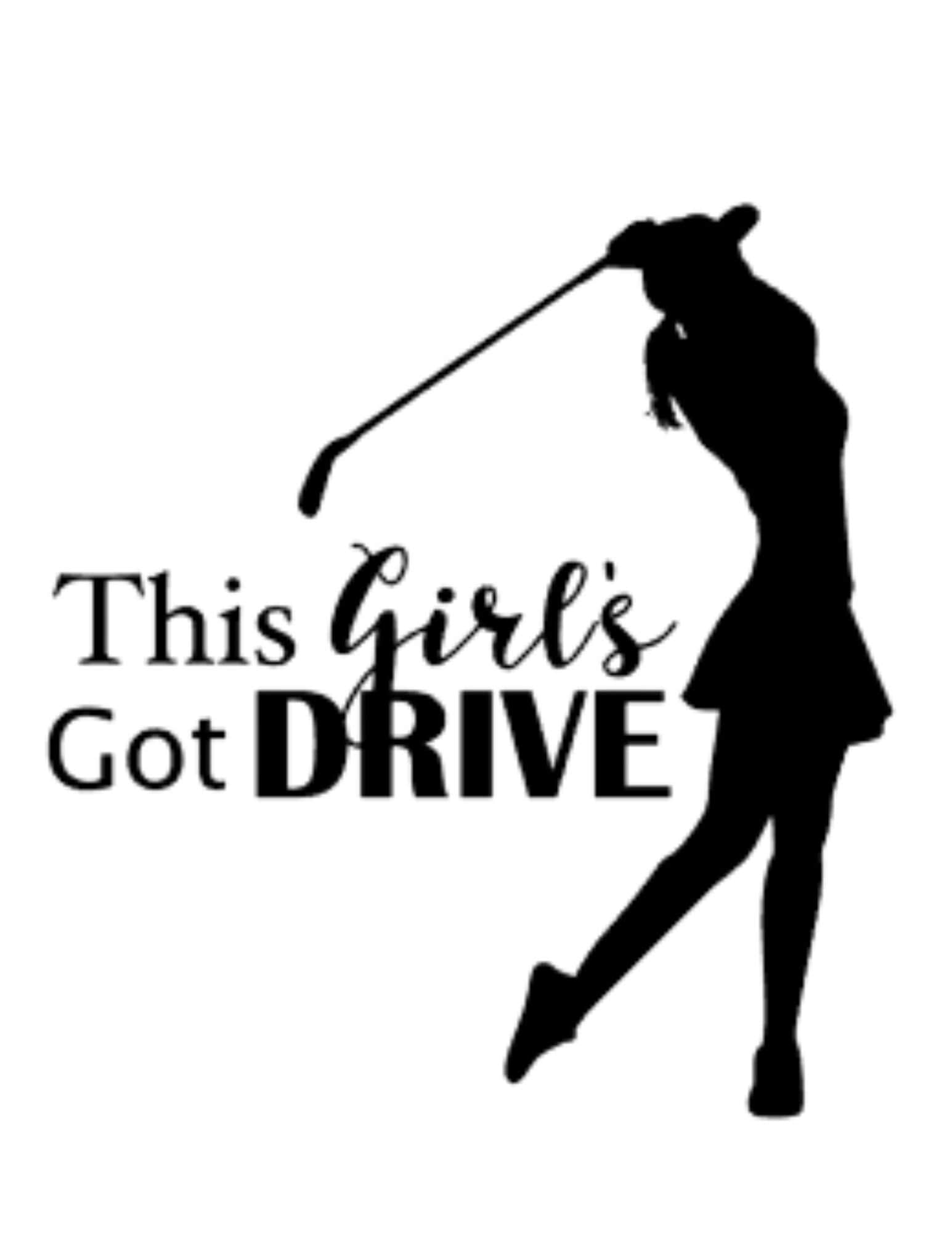 This Girl's Got Drive Golf SVG File Lady Golfer Sticker - Etsy UK