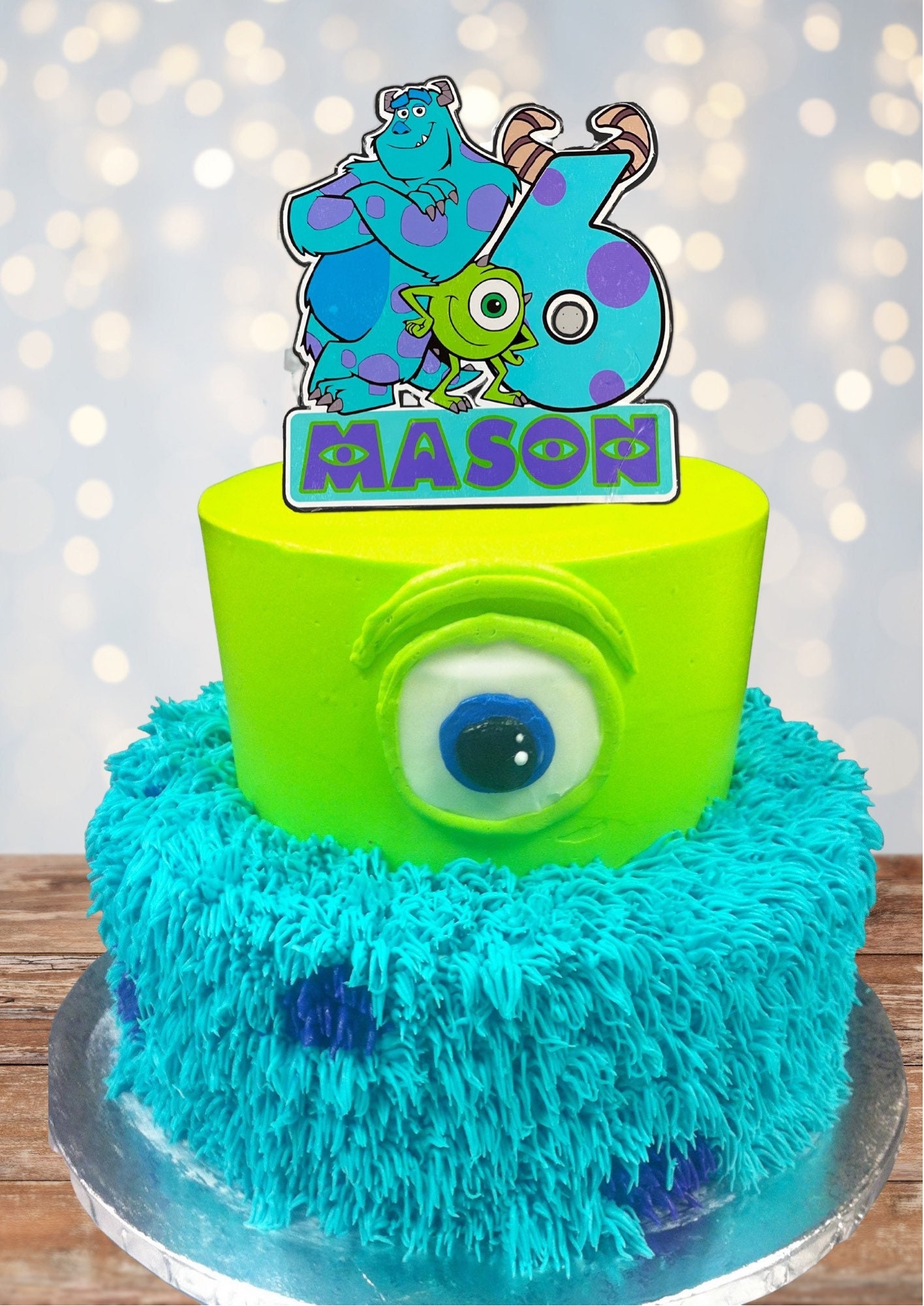 Monsters Inc Mike And Sulley Cake