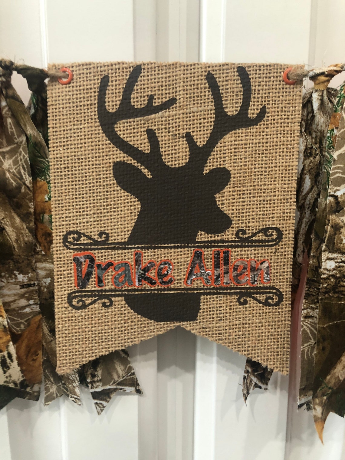 Camo Deer Birthday Banner, Realtree Hunting Party Decor - Etsy