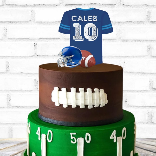 Football Topper - Etsy