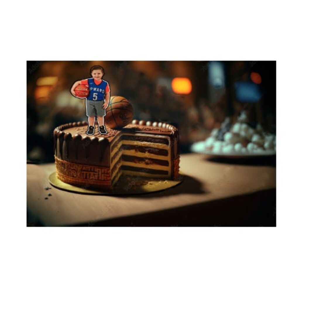 Personalized Photo Cake Topper, Face Photo Cake Topper, My Photo Cake ...