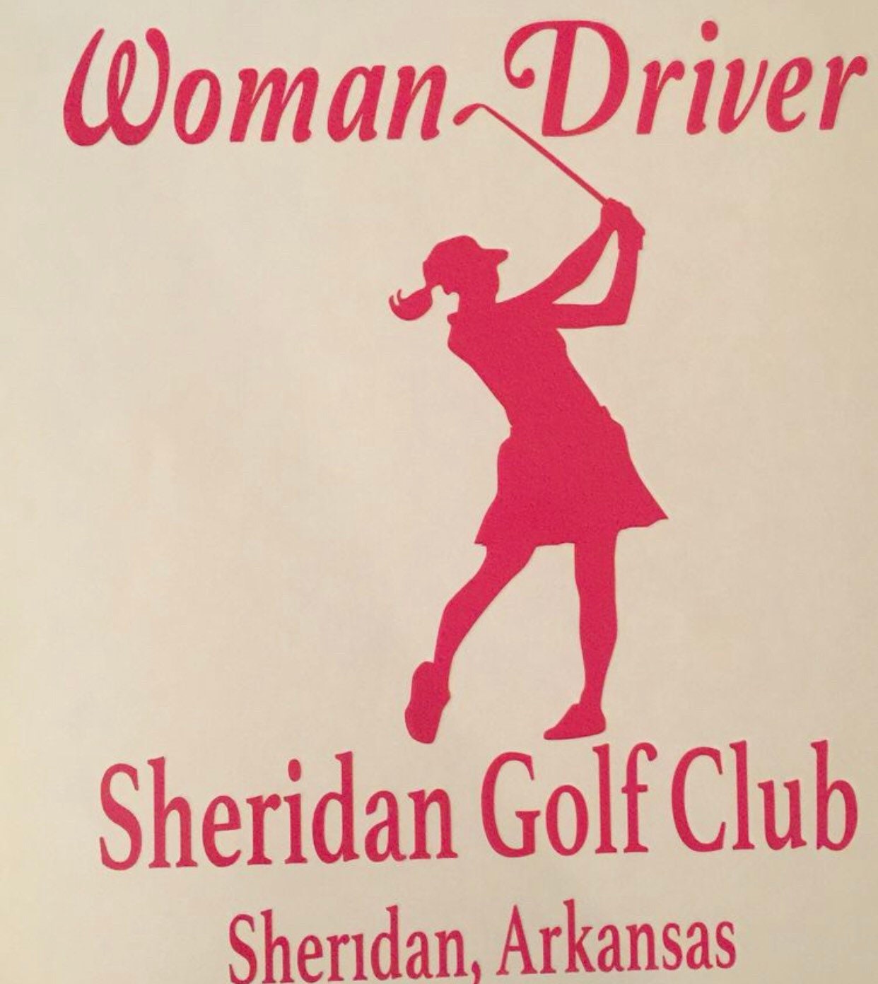 Personalized Woman Driver Golf Decal, Golf Cart Decal for Women, Lady ...