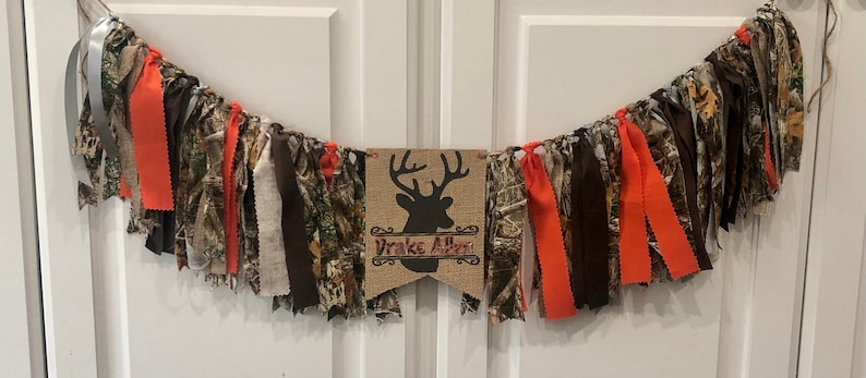 Camo Deer Birthday Banner, Realtree Hunting Party Decor - Etsy