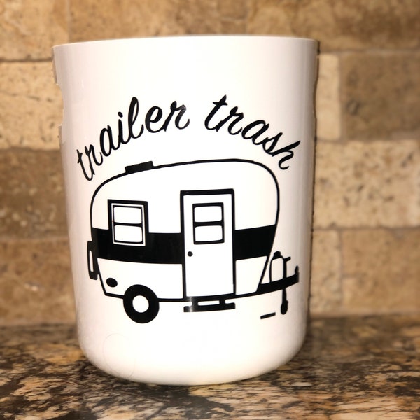 Trailer Trash Can - Etsy