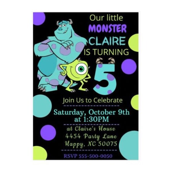 Monster Theme Party - Etsy