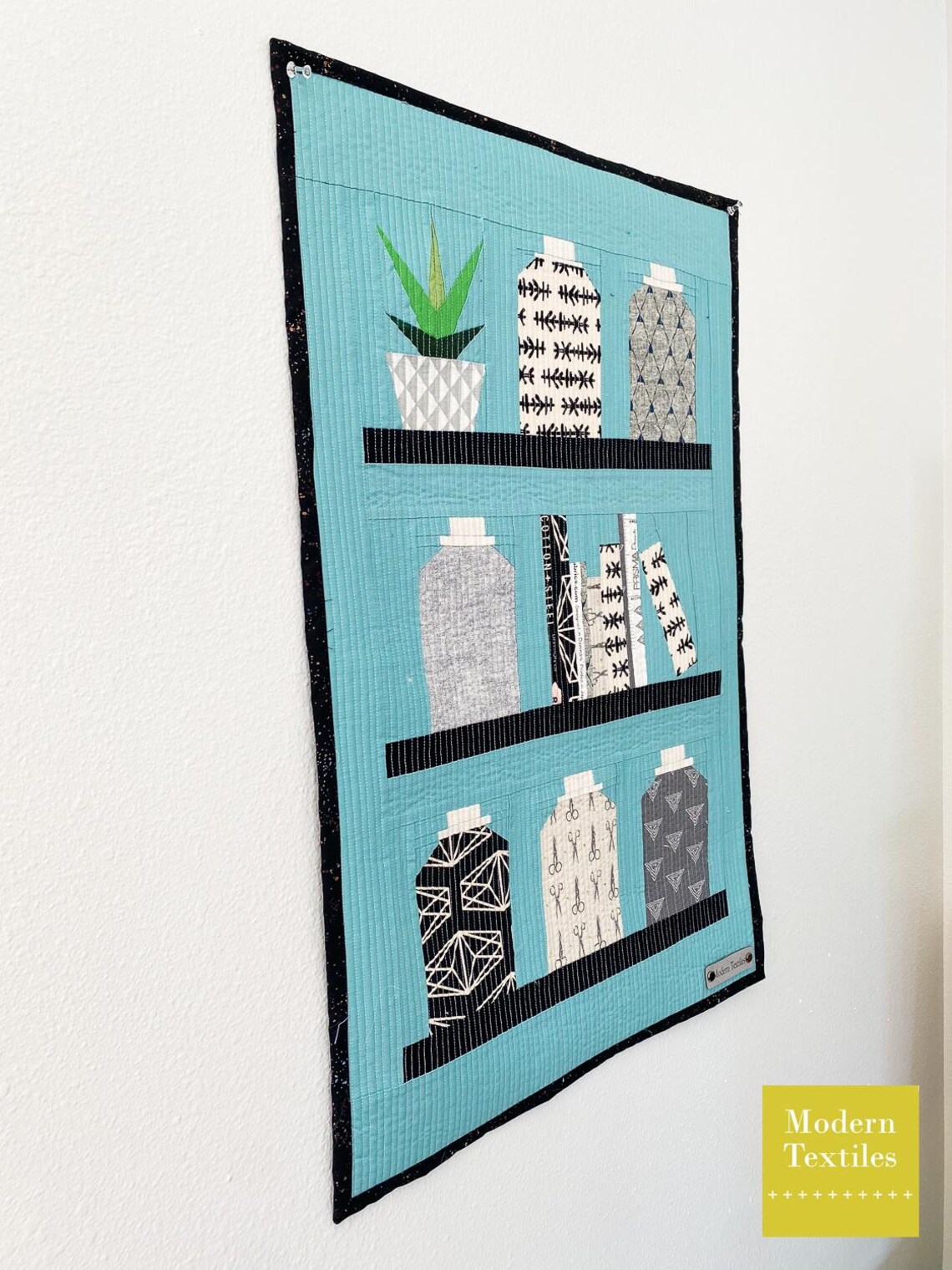 Around the Kitchen FPP PDF Quilt Pattern/ Plant Quilt Pattern/ Modern ...