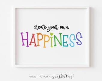 Always Believe in Yourself Positive Classroom Art Growth - Etsy