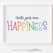 Create Your Own Happiness, Positive Classroom Art, Cute School Decor ...
