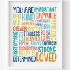 Always Be Your Best Self, Positive Kids Art, Cute Playroom Decor ...