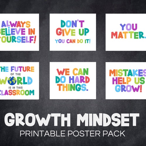 Office & School Supplies Home & Living Office Classroom decor Growth ...