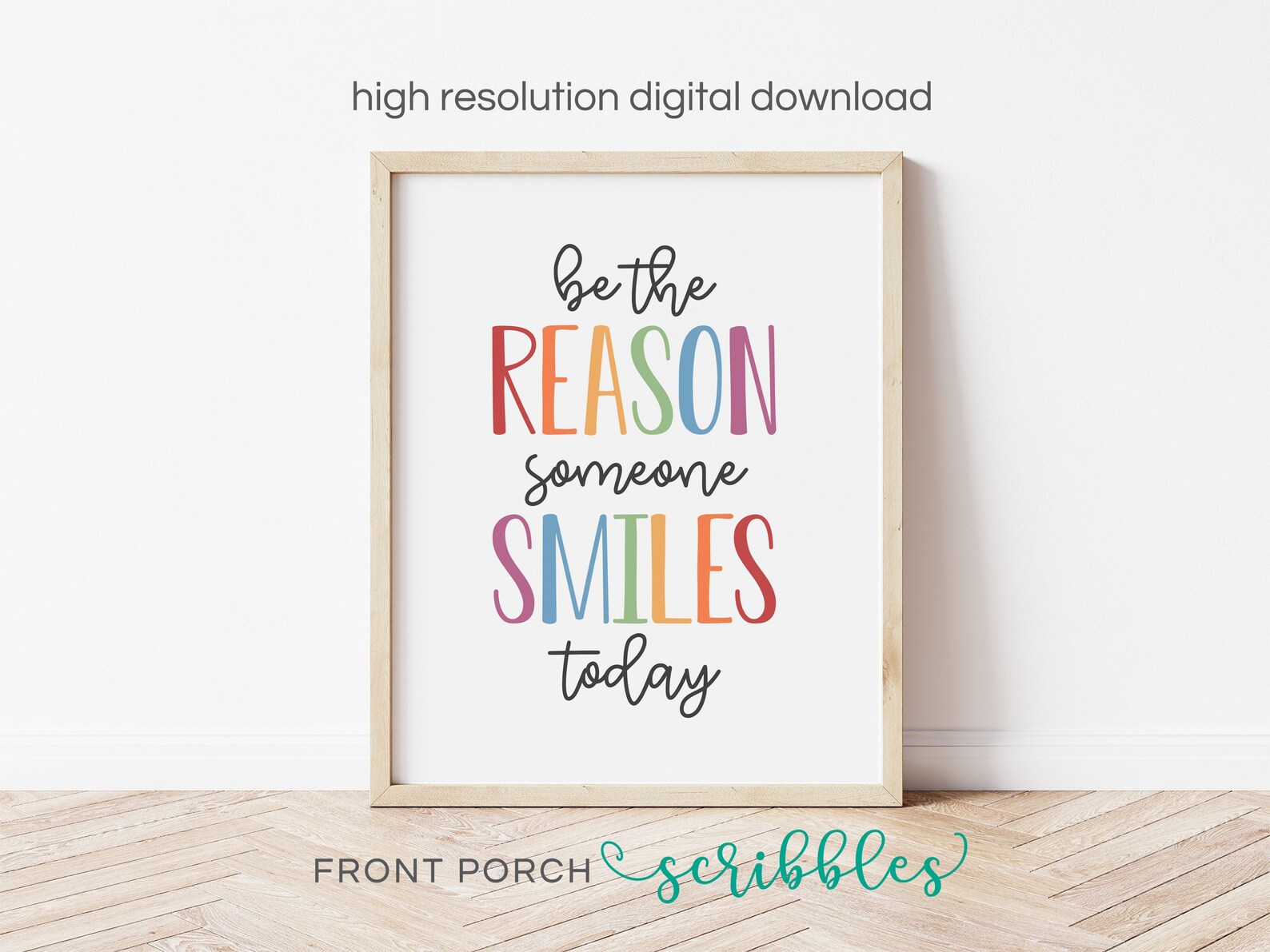 Be the Reason Someone Smiles Today Classroom Art School - Etsy