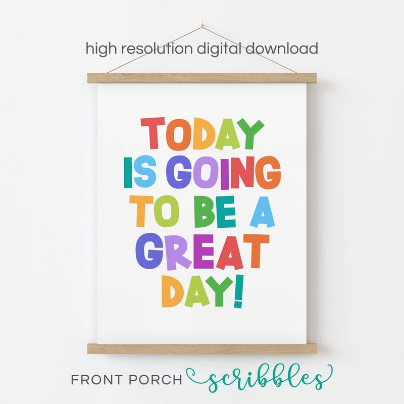 Today is a Great Day - Etsy