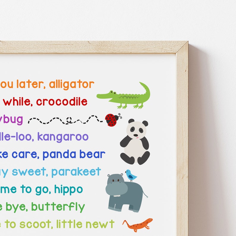 See You Later Alligator Print, Goodbye Sign, Later Alligator, Classroom ...