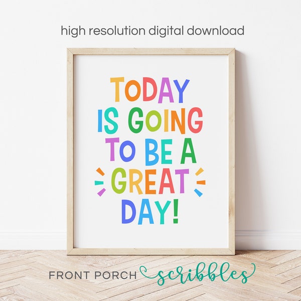 Today is a Great Day - Etsy