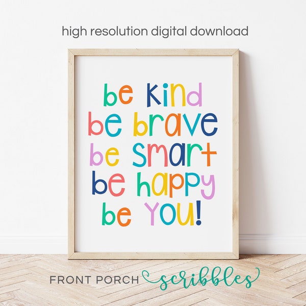 You is Kind Poster - Etsy