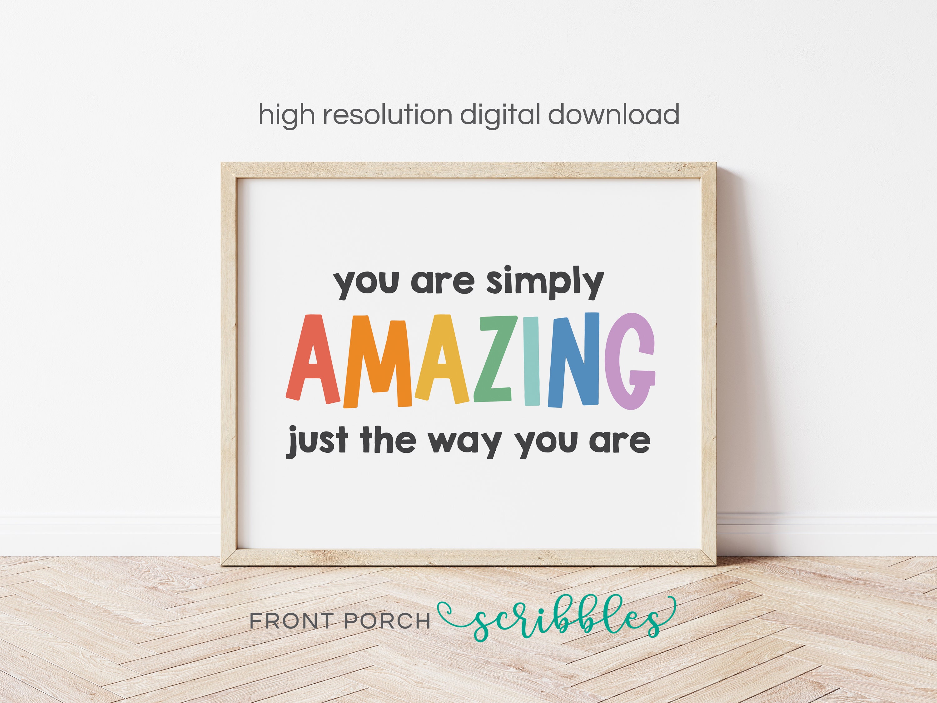 You Are Simply Amazing Cursive & Print Options classroom - Etsy
