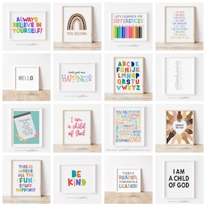 Kindness Matters, Positive Classroom Art, Elementary School Decor, Kind ...