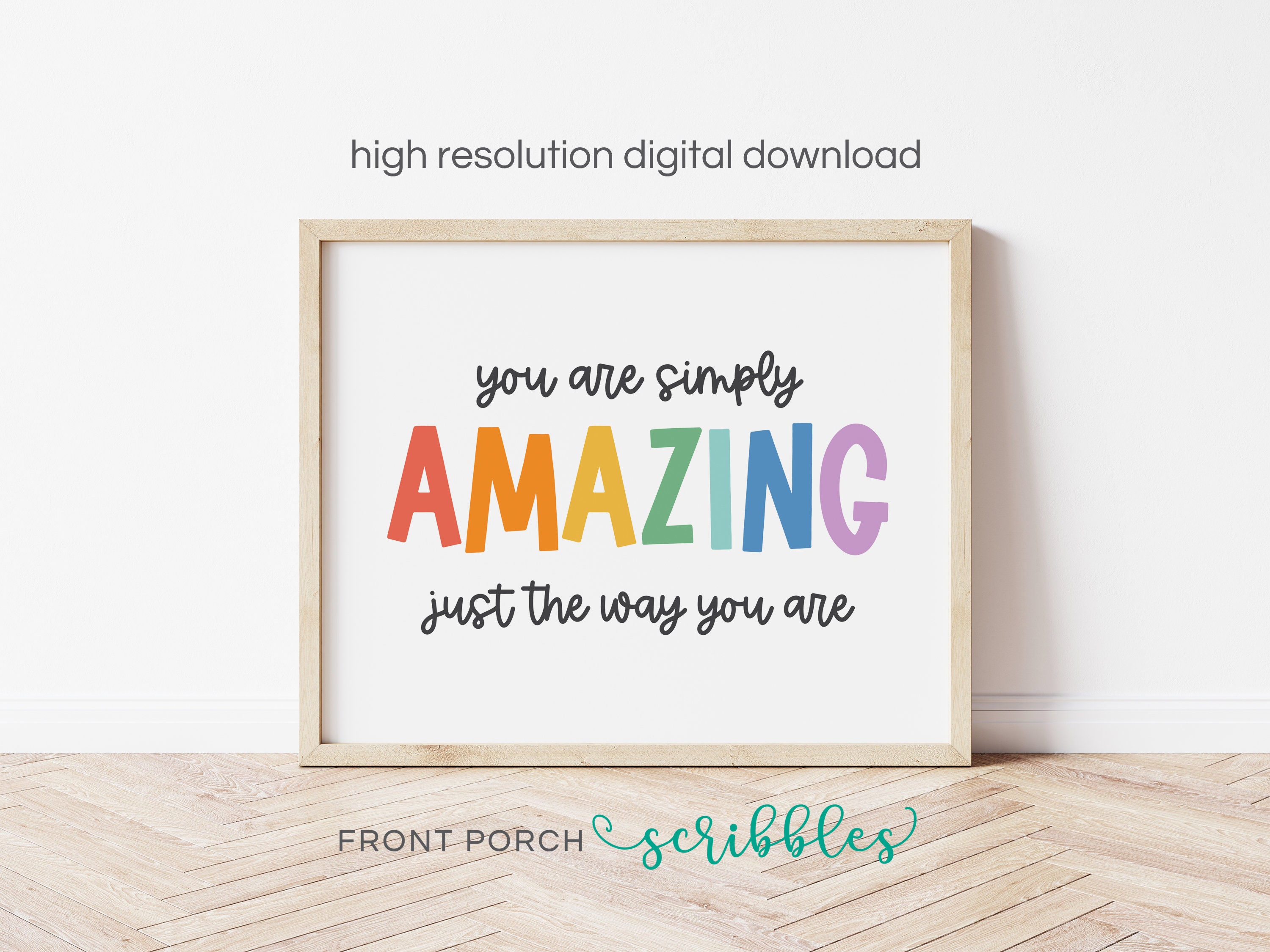 You Are Simply Amazing Cursive & Print Options classroom - Etsy