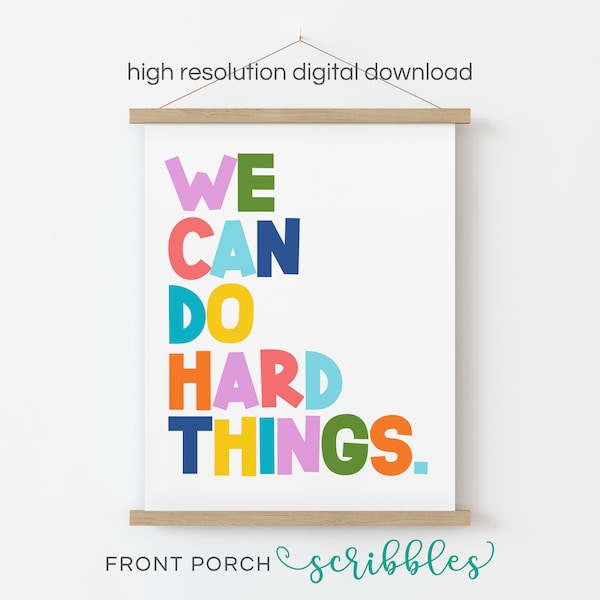 Do Hard Things - Etsy