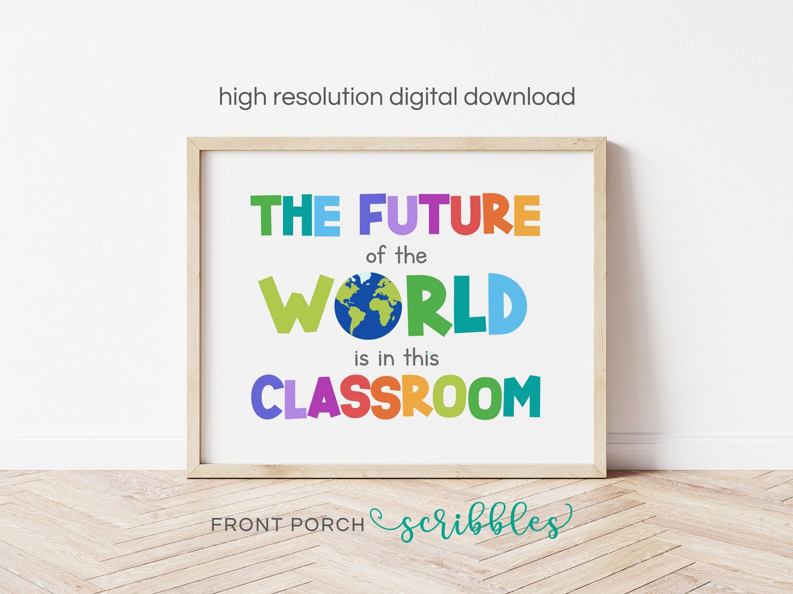 The Future of the World is in This Classroom Classroom - Etsy
