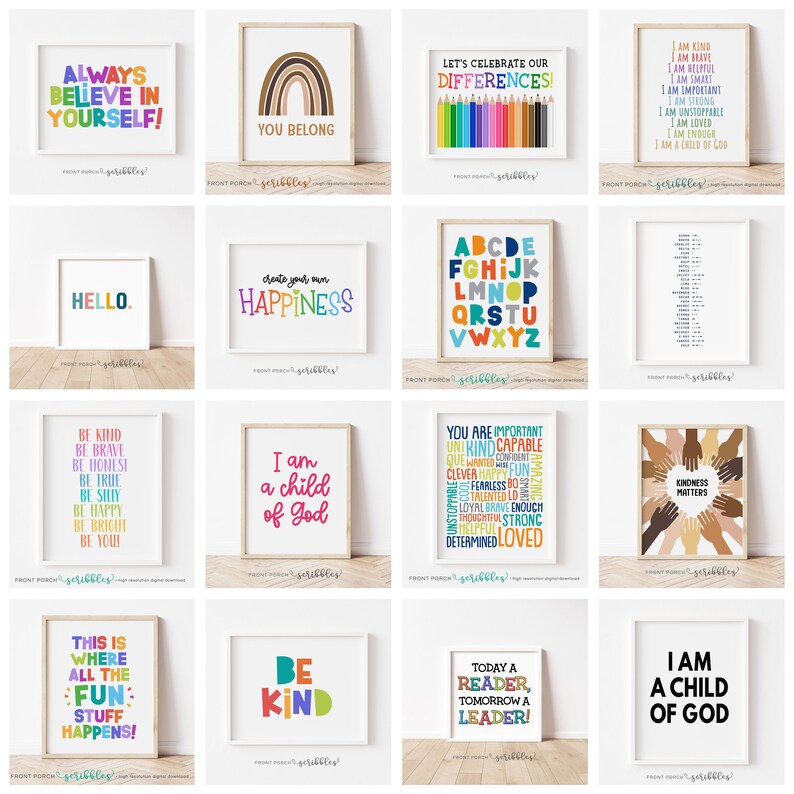 Be the Reason Someone Smiles Today, Classroom Art, School Motivational ...