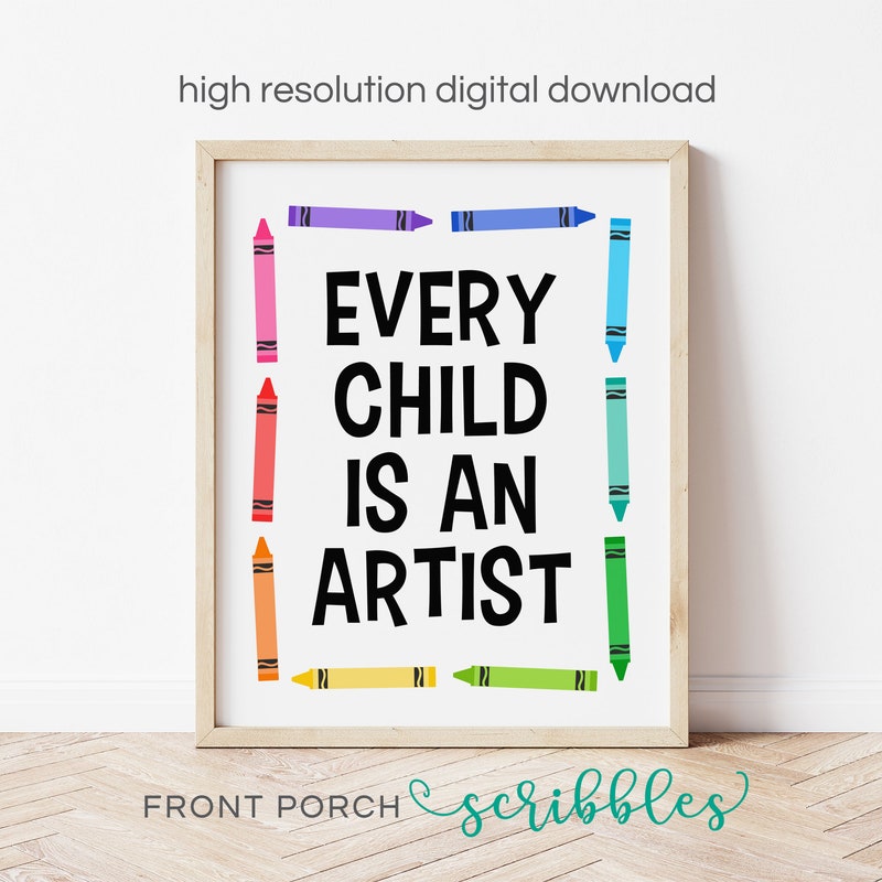 Every Child is an Artist - Etsy