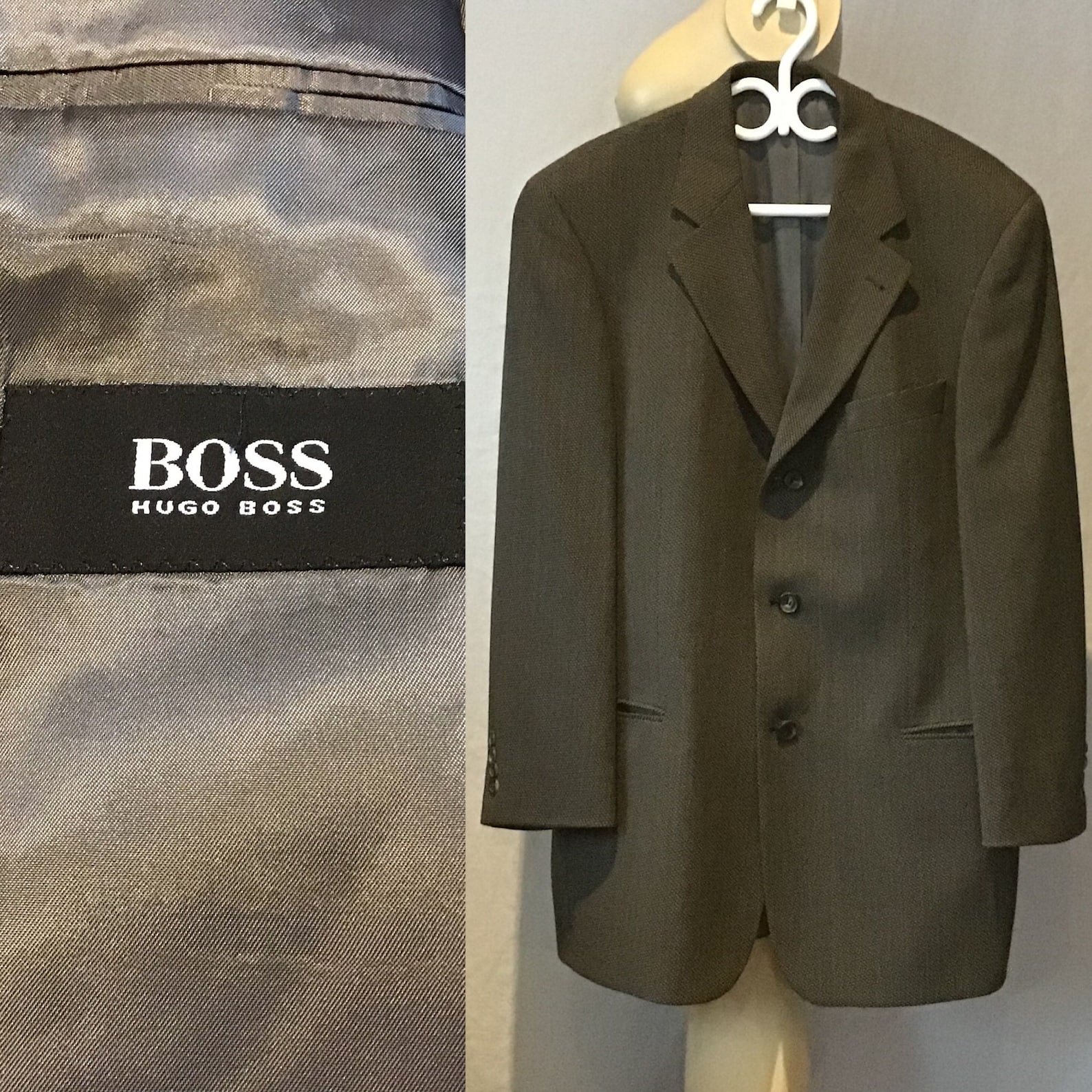 Vintage Hugo Boss etiqueta negra EINSTEIN blazer | Etsy