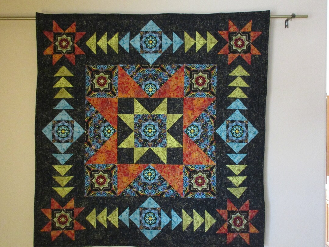 HANDMADE Quilt Bohemian Rhapsody Quilt for Sale Art Quilt - Etsy